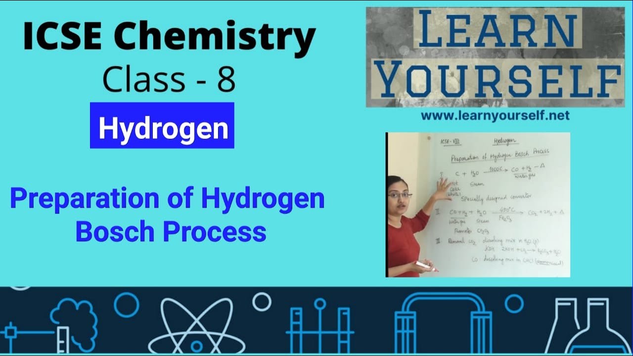 ICSE Std 8 Chemistry- Bosch process || Preparation of Hydrogen ...