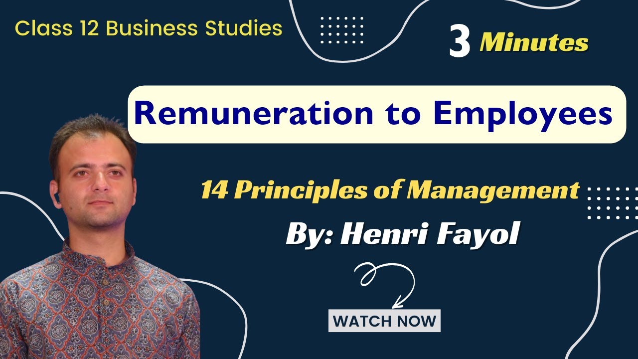 Remuneration to Employees | Fayol's Management Principles ...
