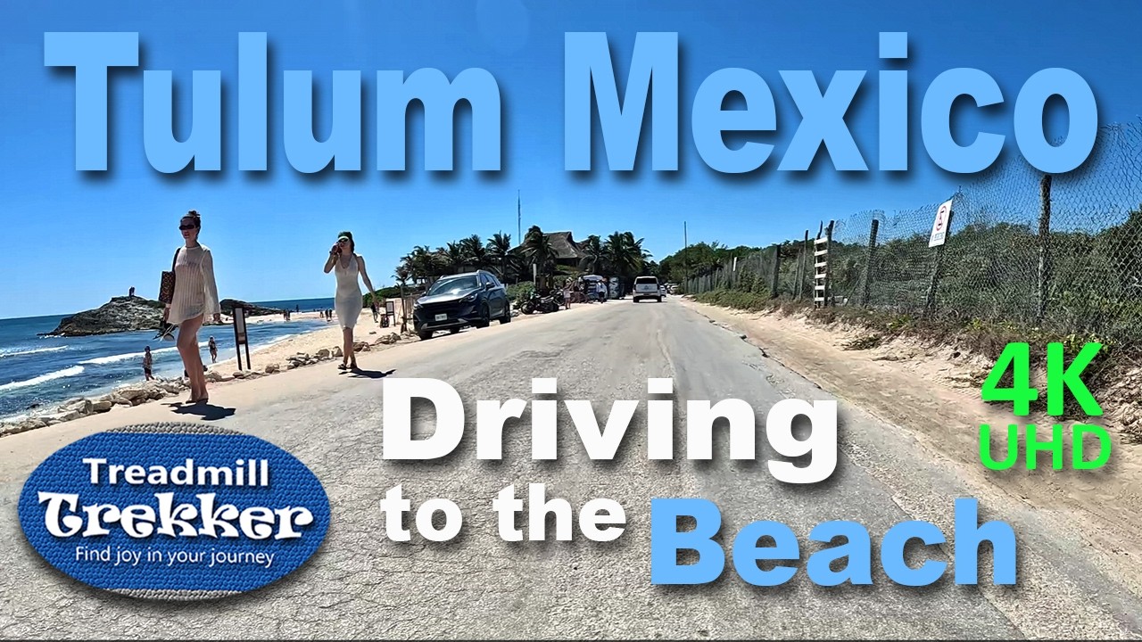 Tulum Mexico - Driving to the Beach - Tropical Scooter Ride - Explore ...