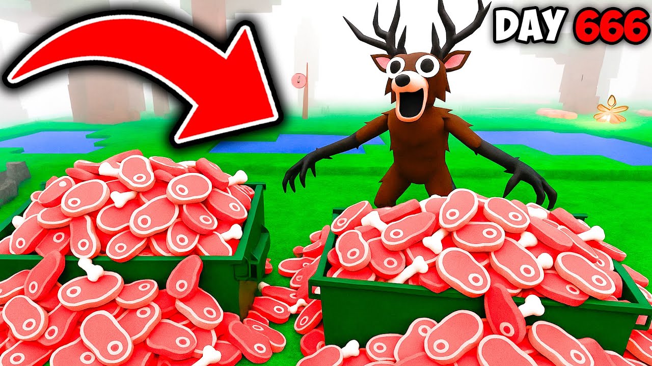 I COLLECTED 10,000 MEAT AND FEED THE DEER in 99 NIGHTS IN THE FOREST ...