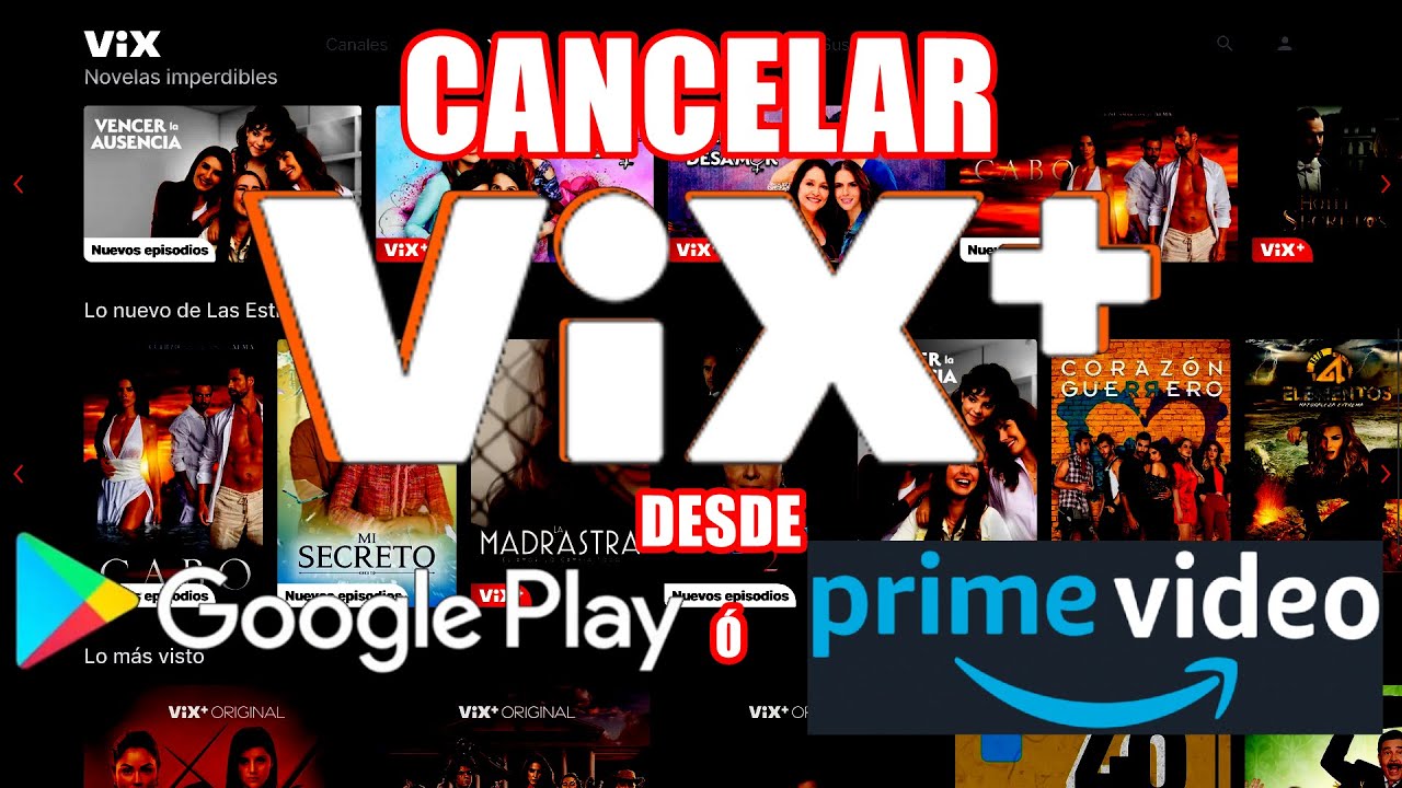 ⛔ 2 FORMAS de CANCELAR y DAR de BAJA VIX PLUS 🟢 con GOOGLE PLAY STORE y ...