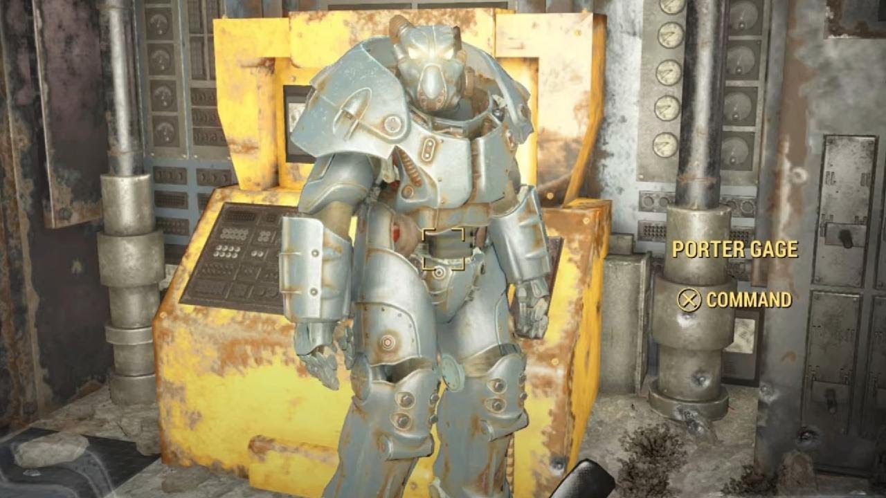 Fallout 4: Easy X01 power armor outside of Power Plant! - YouTube