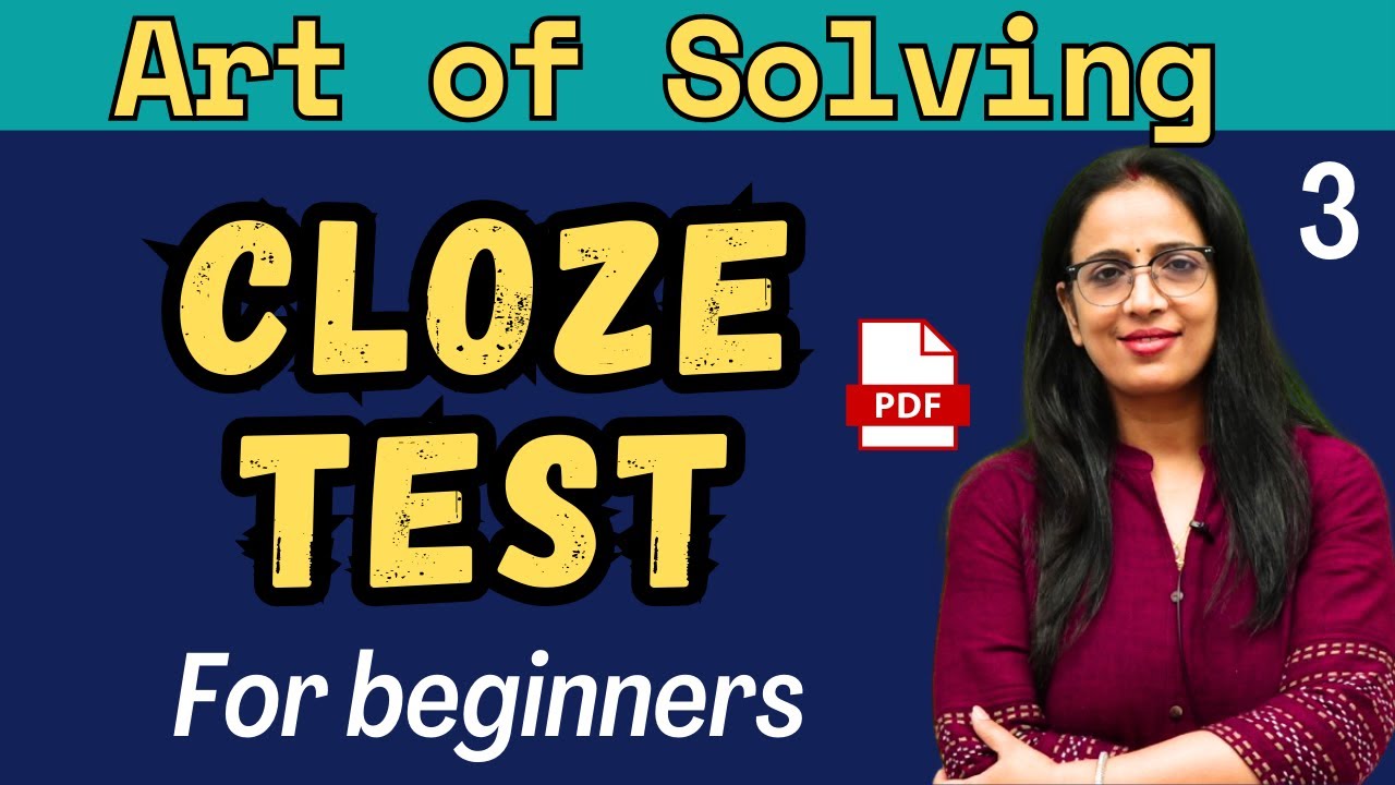 Cloze Test for Beginners - 3 || Tricks || SSC CGL 2023 || English With ...