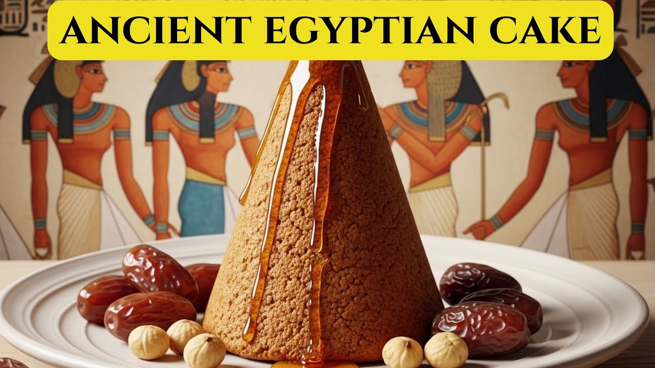 Ancient Egyptian Tiger Nut Cake | 3,400-Year-Old Dessert Recipe - YouTube