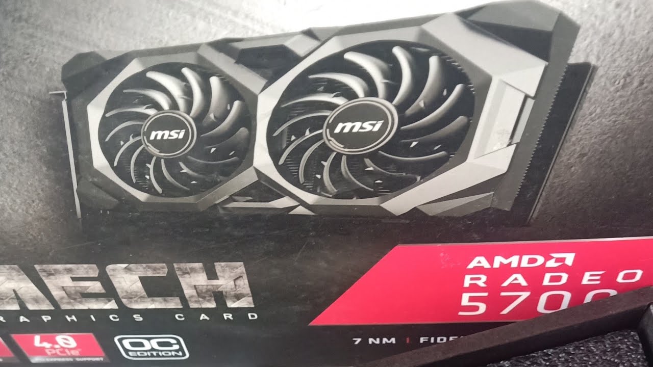 AMD RX5700 XT Unboxling - YouTube