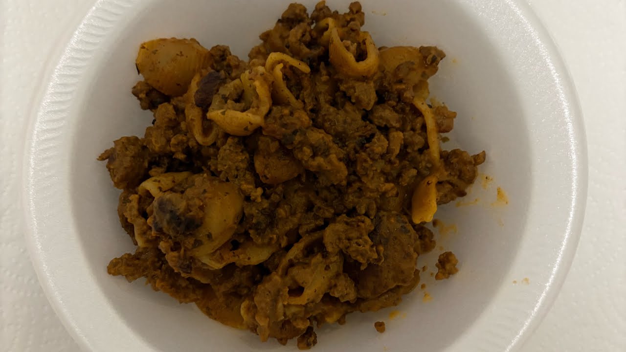 Cooking Hamburger Helper Cheesy Italian Shells - YouTube