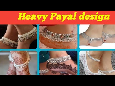 Latest collection Silver chain Payal design 2023 new Payal design ...
