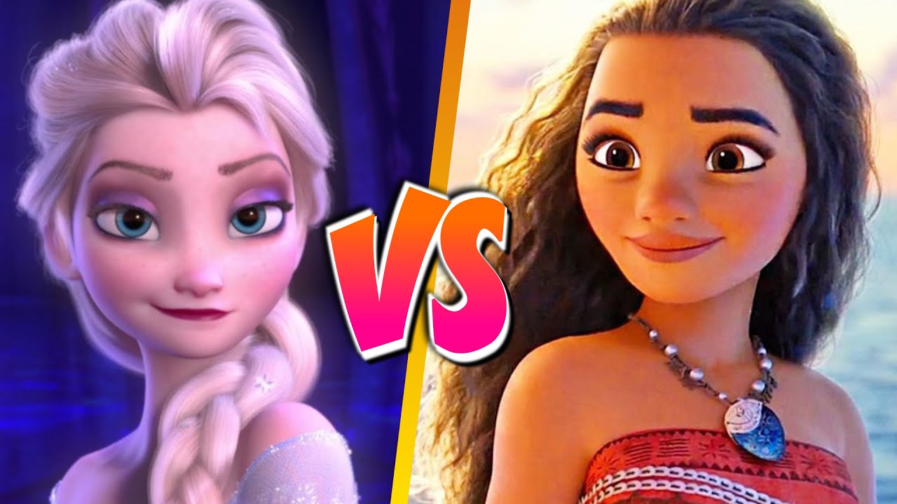 Elsa vs Moana Batallas en Reggaeton - YouTube