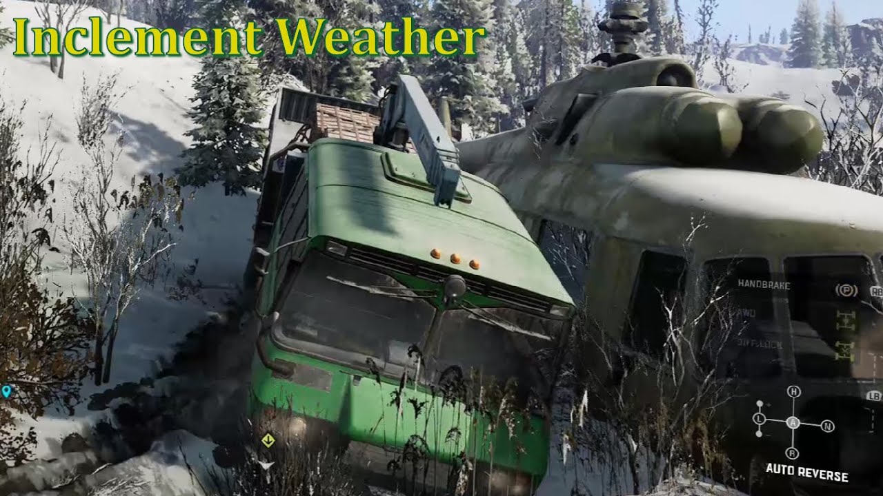 Lake Kovd - Inclement Weather - SnowRunner Play Through Part 298 - YouTube