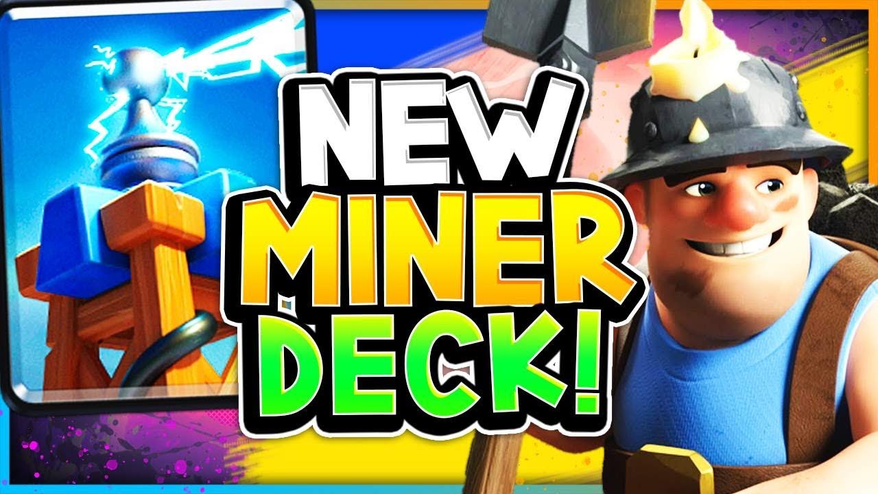 THE NEW BEST MINER CONTROL DECK in CLASH ROYALE! - YouTube