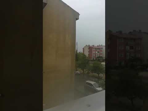 Huzur veren yağmur sesi