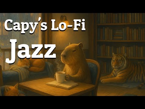 Café Glow ☕ Lo-Fi Jazz for Cozy Indoor Afternoons [Capy Lab] - YouTube