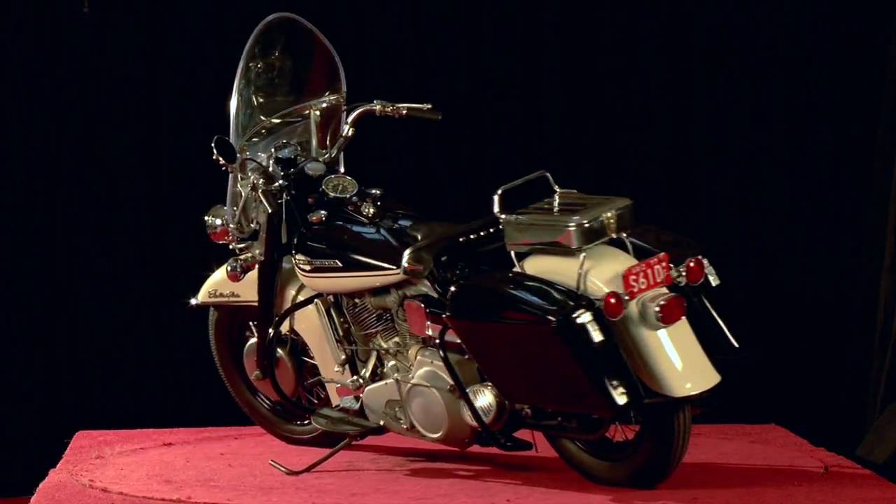 1965 Harley Davidson FL Electra Glide Police - YouTube