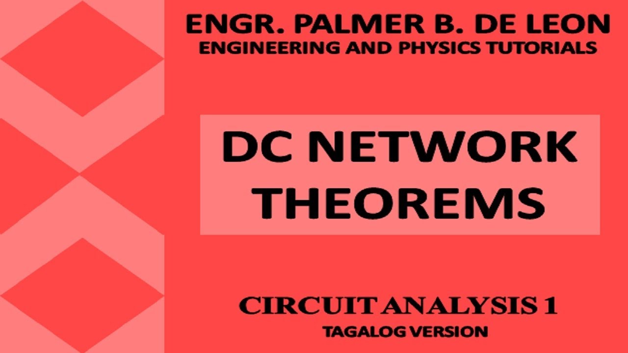 DC Network Theorem in Circuit Analysis 1 Tagalog Version - YouTube