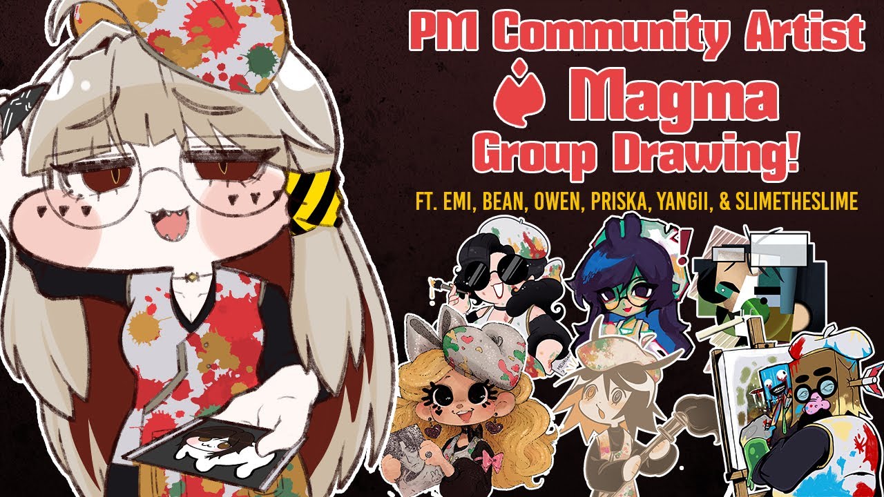 PM Community Artist Donate & Doodle Group Art Night! - YouTube