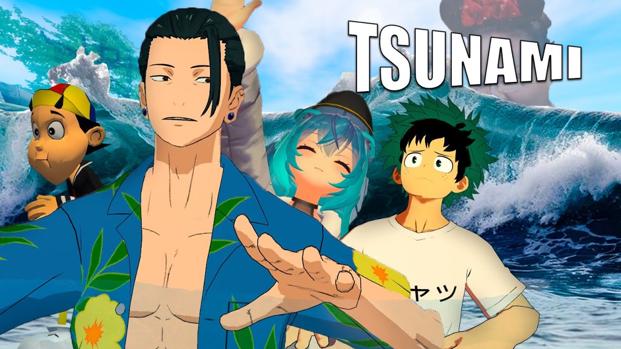 MIS AMIGOS vs un TSUNAMI en VR CHAT - YouTube