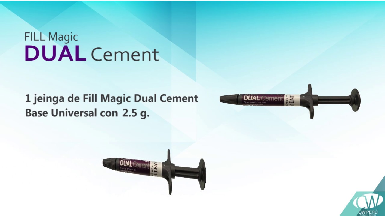 FILL MAGIC DUAL CEMENT - YouTube