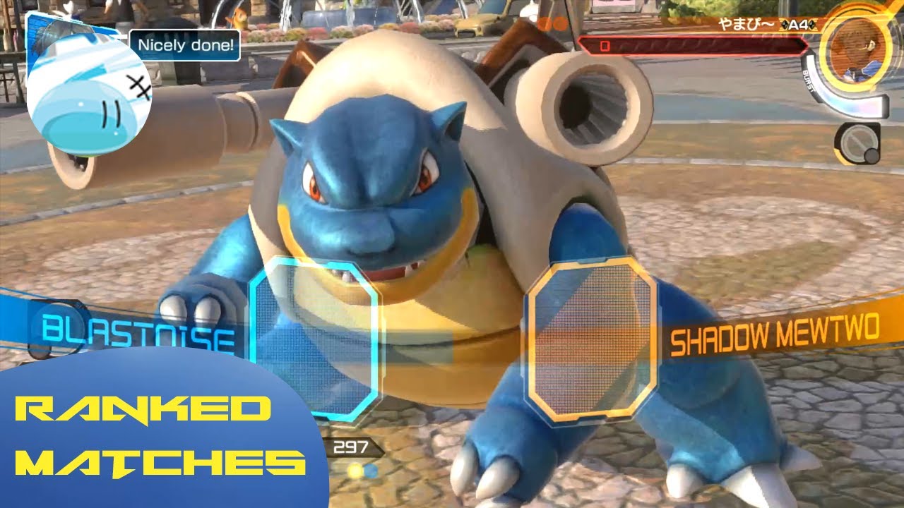 Online & Ranked Matches 1 - Blastoise | Pokkén Tournament DX - YouTube