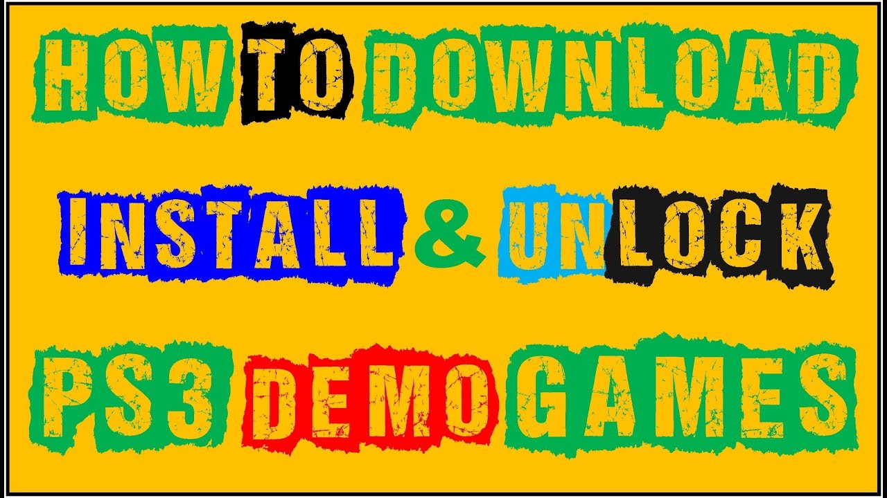 How To Download PS3 Games & Unlock Demo Games on Han Exploit - YouTube