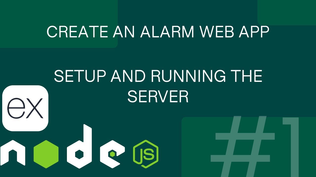 Build an alarm app with the MERN stack #1 - Setup and running the server - YouTube