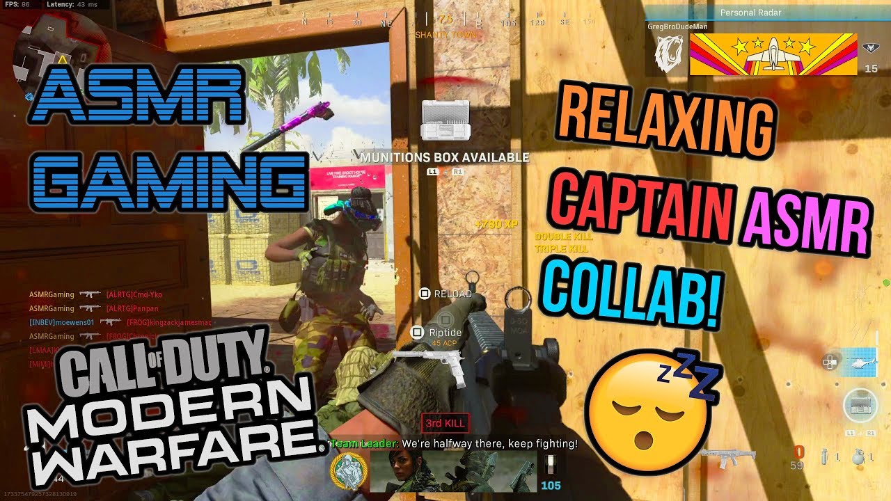 ASMR Gaming | Call of Duty Modern Warfare Multiplayer Relaxing Collab 🎮 ...