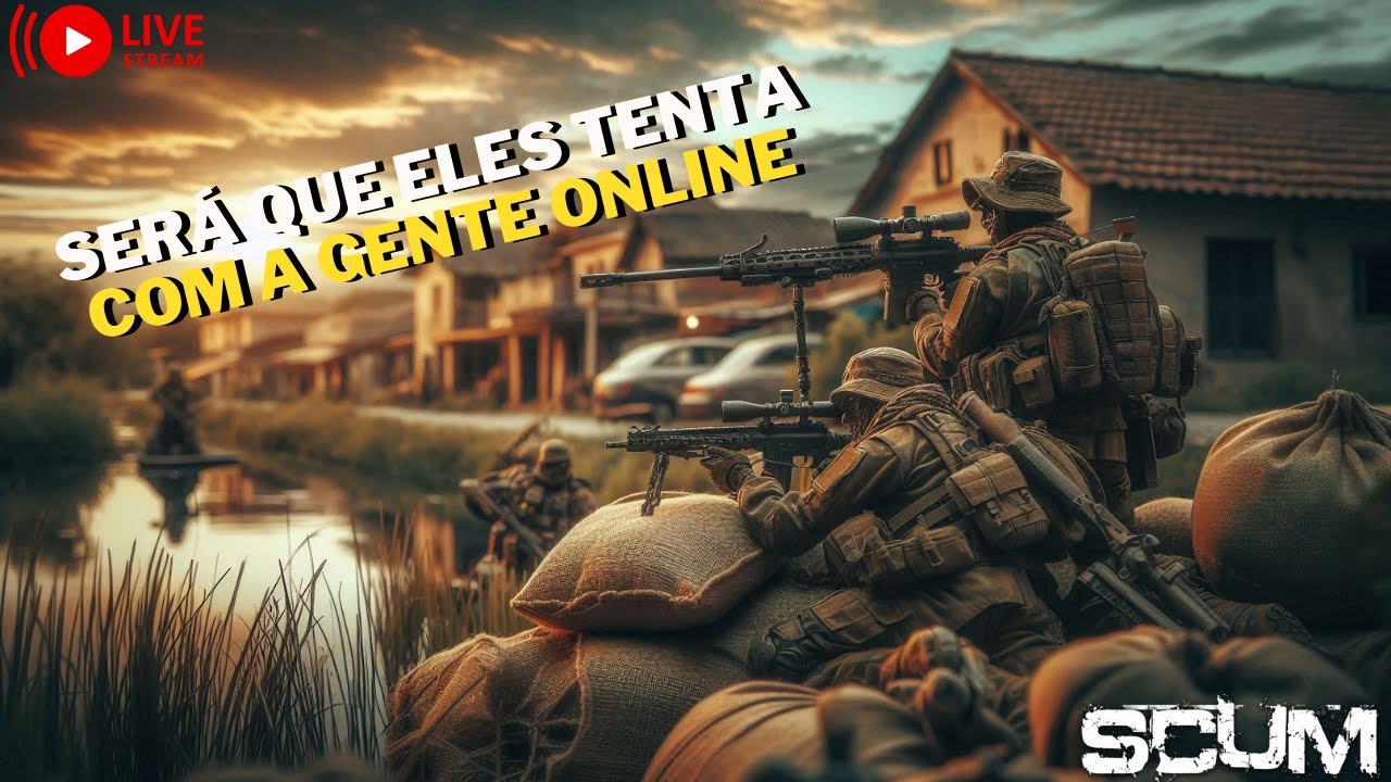 Será que eles vão tentar com a gente online - SCUM - YouTube