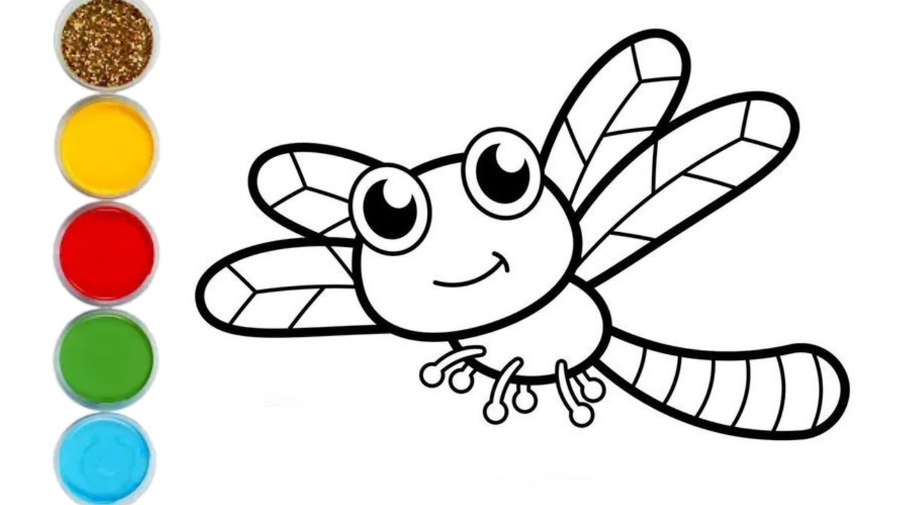 The fly Drawing, painting, and coloring for kids & toddler | Easy ...