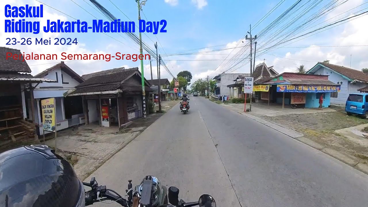 Gaskul Riding Jakarta - Madiun hari ke 2. - YouTube