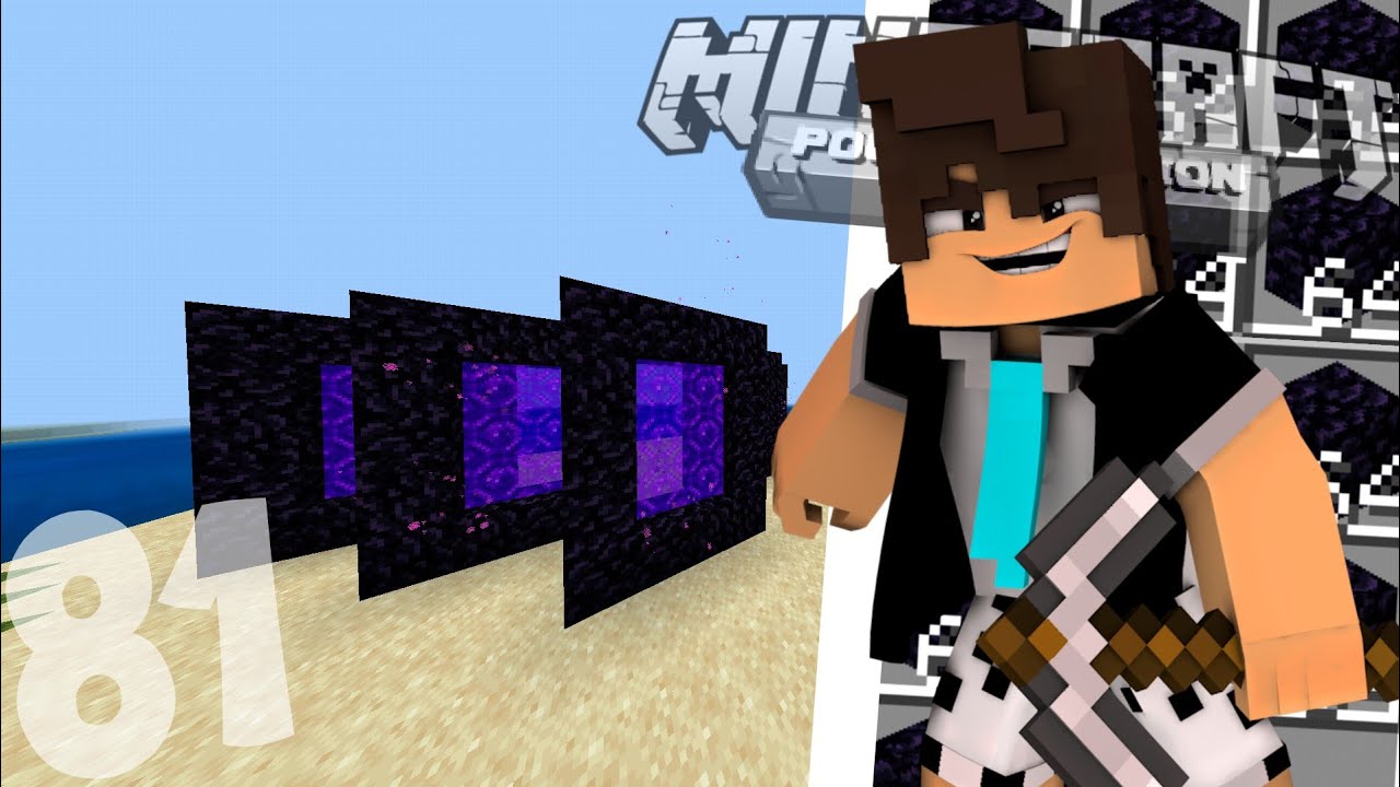 COMO FAZER UMA FARM DE OBSIDIAN NO MCPE - Minecraft Bedrock LK MAPA #81 ...