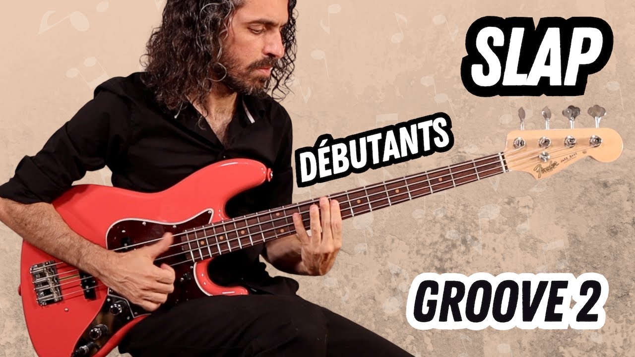 Groove Slap Débutant en Ré mineur 🔥 ProfdeBasse.com - YouTube