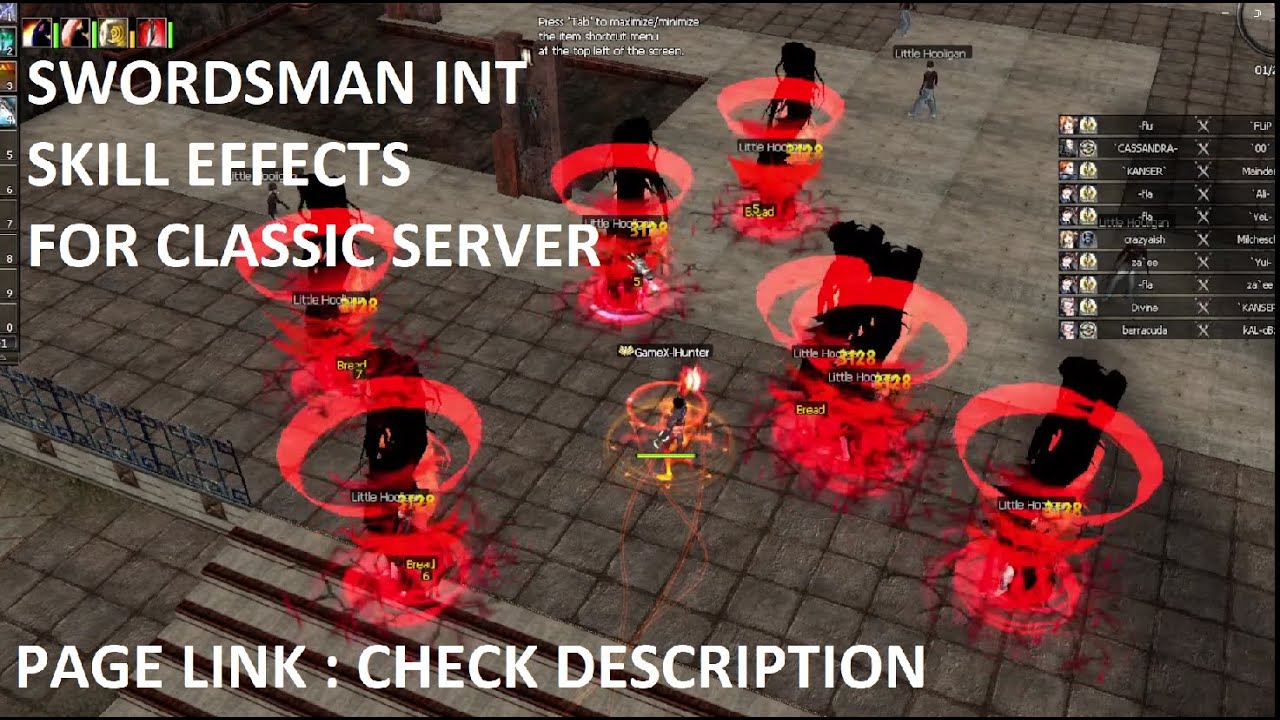 SWORDSMAN INT SKILL EFFECTS | CLASSIC ONLY - YouTube