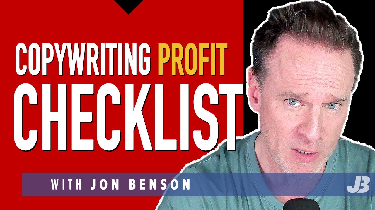 Copywriting Tips: Jon Benson’s 10 Point Copy Checklist (easy to use ...