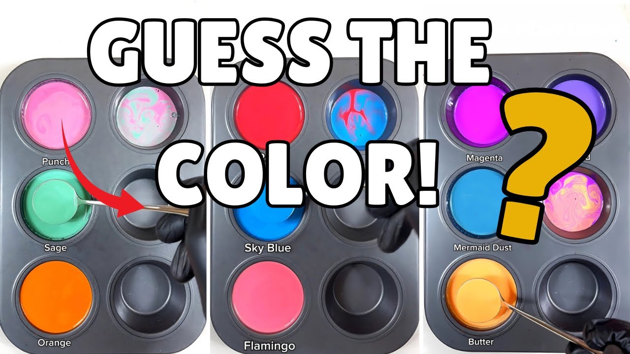 How To Make New Colors By Mixing 3 Primary Colors | Satisfying Color ...