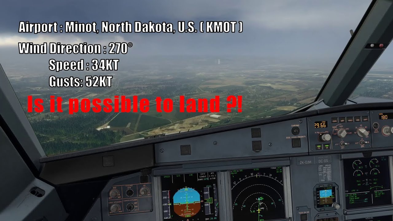 LANDING WITH 52KT GUSTS | MOST DANGEROUS WIND I EVER ENCOUNTER | MSFS ...