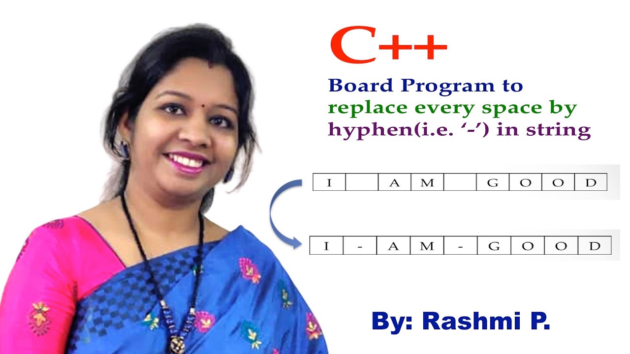 Solved Replace Space To Hyphen 9to5Answer Solved Replace Space To Hyphen 9to5Answer