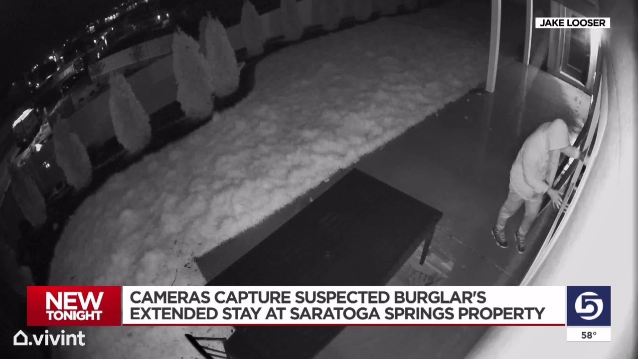 Cameras capture man trying to break into Saratoga Springs home, trailer ...