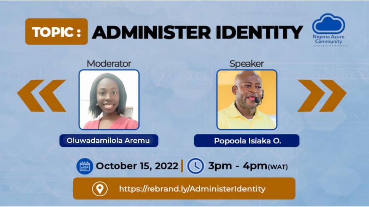 Administer Identity - YouTube