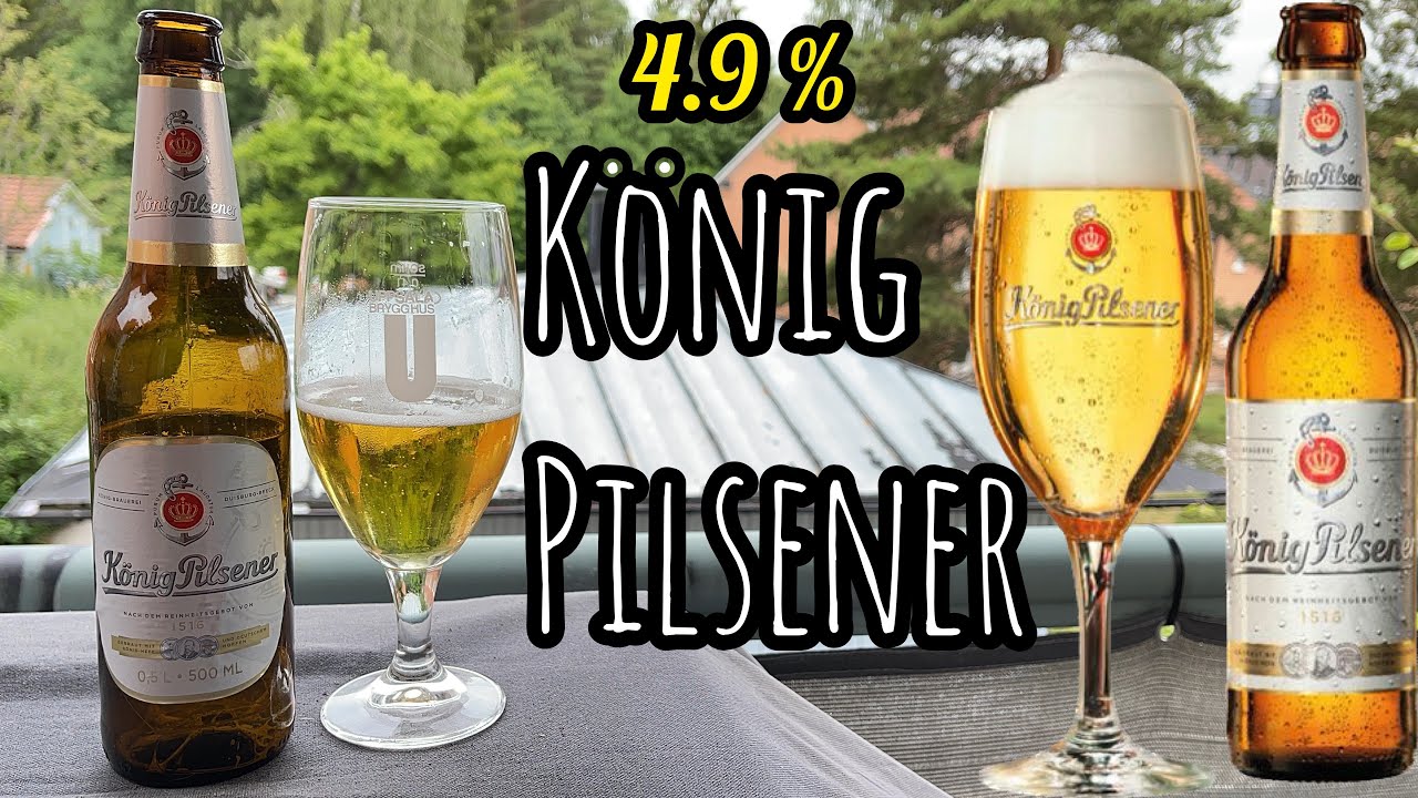 König Pilsener 🇩🇪 König Brauerei German Pilsner - YouTube