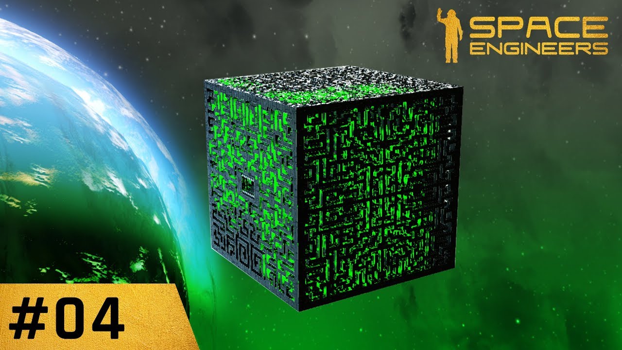 Star Trek - Borg Cube | Space Engineers | Overview & Crash Season 2 ...