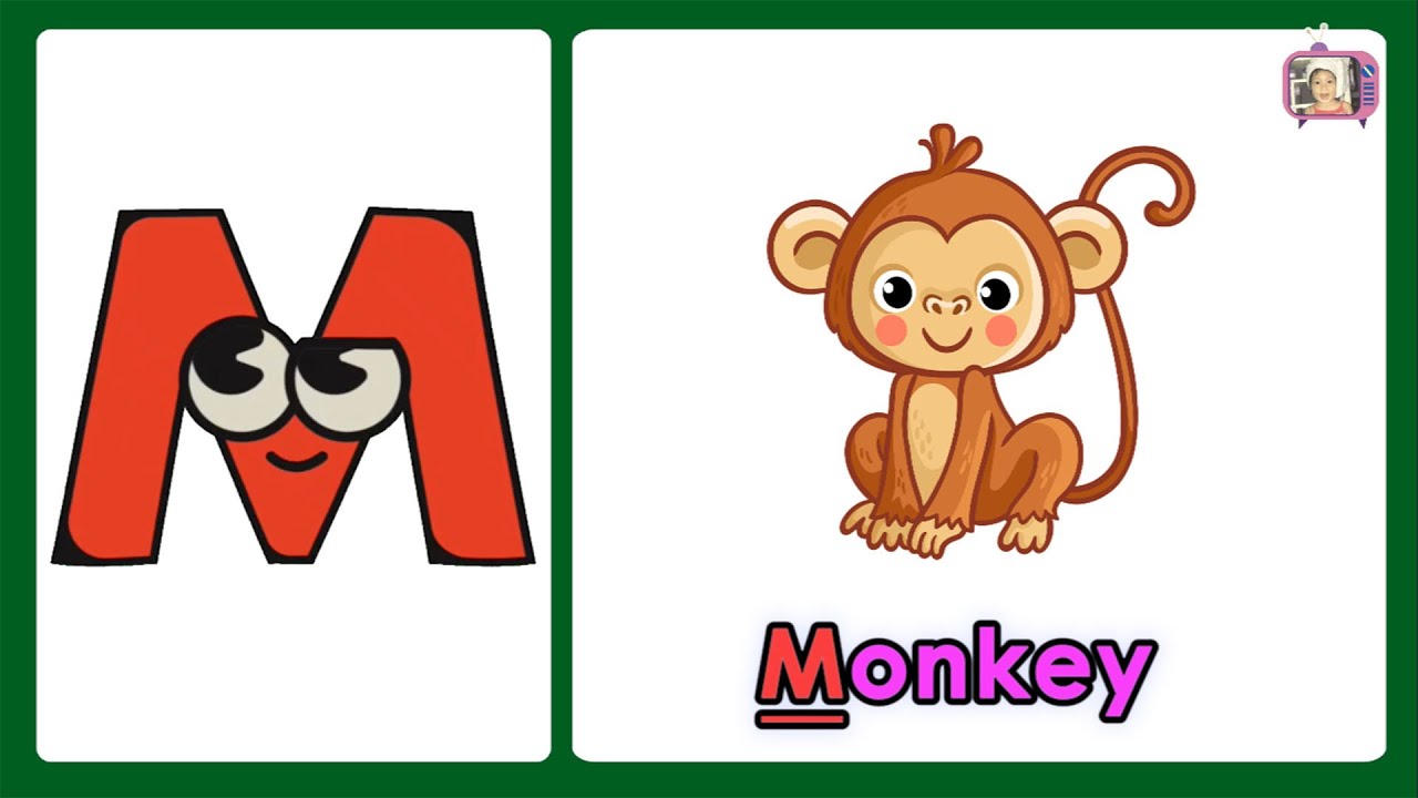 The M Uppercase Song | ABCD in Uppercase Letter M for Kids | M is for # ...
