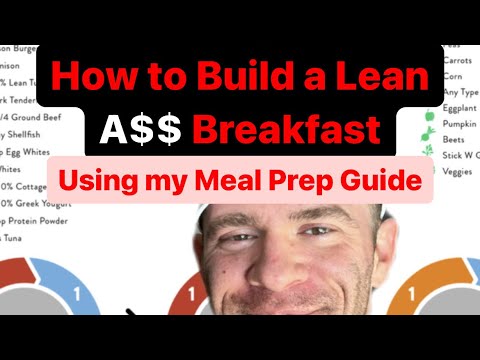 How to Build a LEAN A$$ BREAKFAST using my Meal Prep Guide 💪⚡️ - YouTube