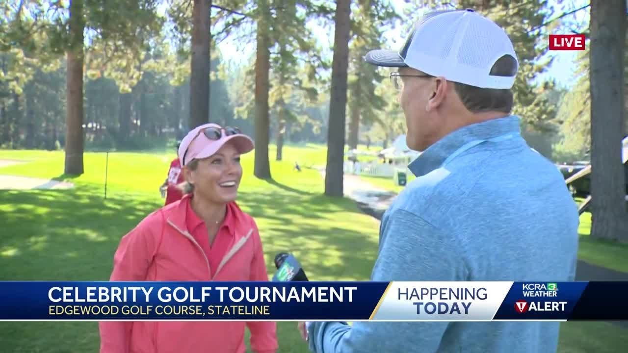 NBC News' Dylan Dreyer competes at Tahoe celebrity golf tournament ...