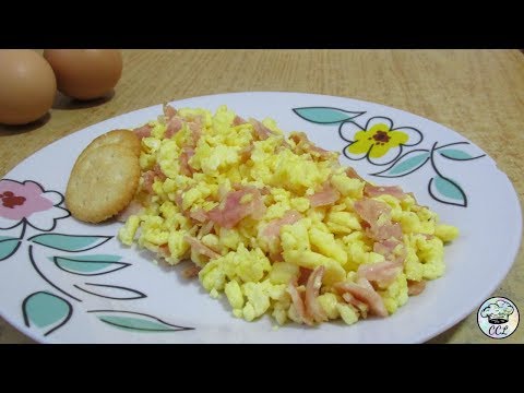 Huevos Revueltos Con Bacon Y Queso: Receta Fácil Y Deliciosa | Queso ...