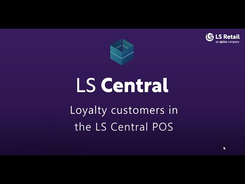 LS Central - Loyalty customers in the LS Central POS - YouTube
