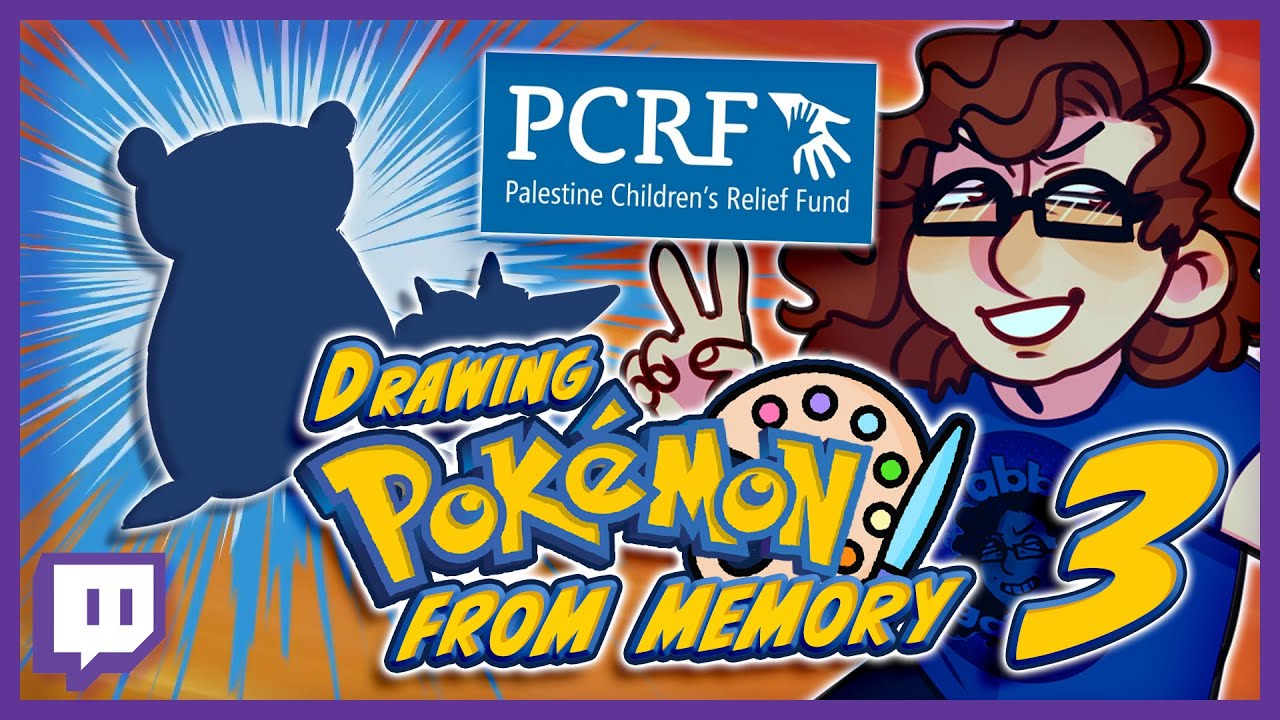 Drawing Pokemon From Memory Part 3 (PCRF Charity Stream) - Streamed 11 ...