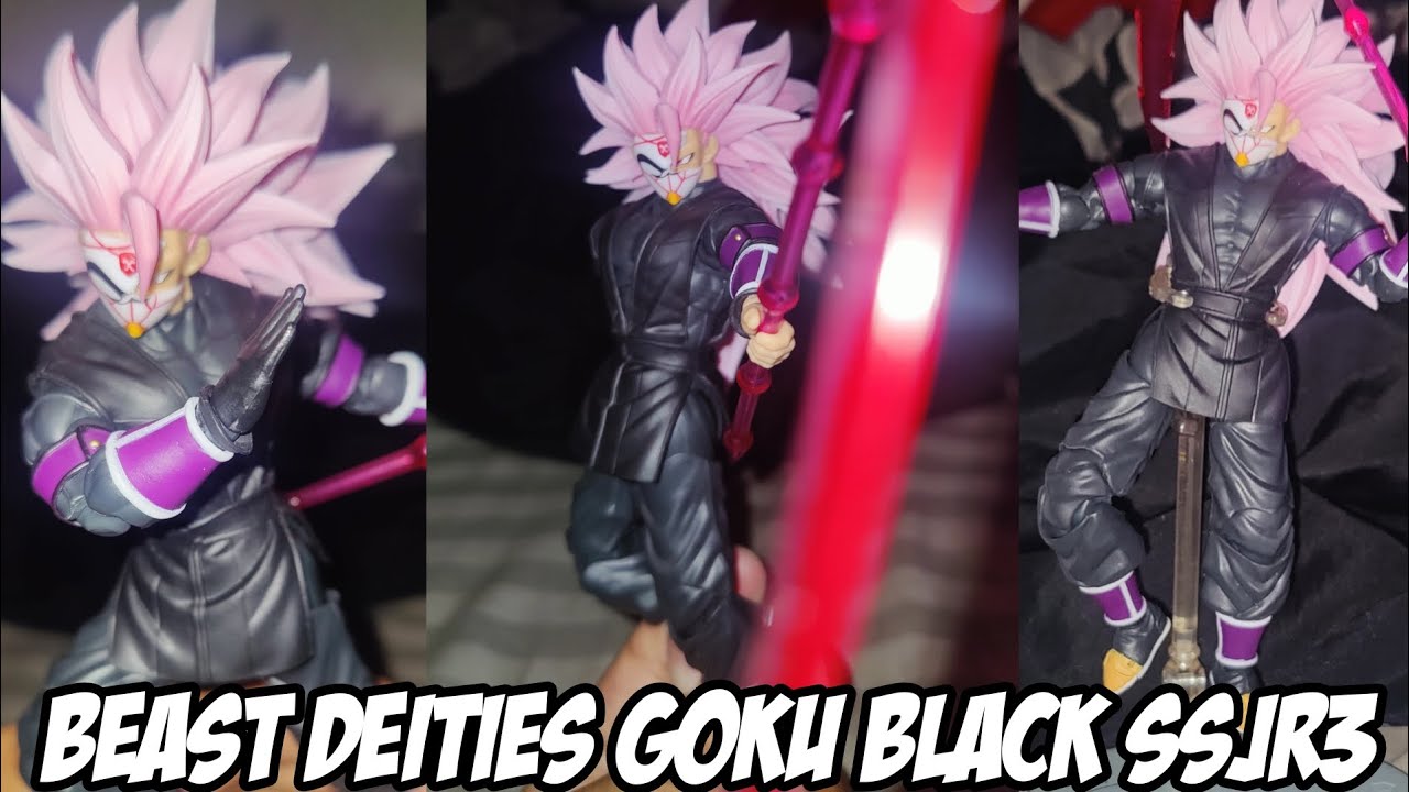 BEST 3RD PARTY FIGURE?? BEAST DEITIES GOKU BLACK SSJR3 REVIEW - YouTube