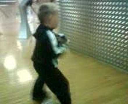 Riku doing a fancy kata i think - YouTube