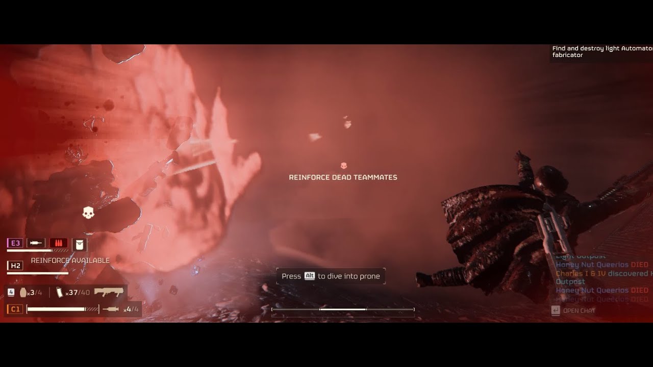 Instant tragic Helldiver death - Helldivers 2 - YouTube