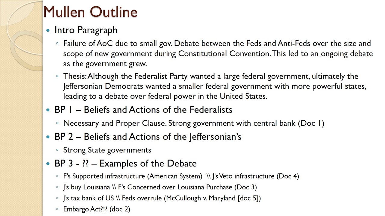 Mullen APUSH Period 4 DBQ Review 1 - YouTube