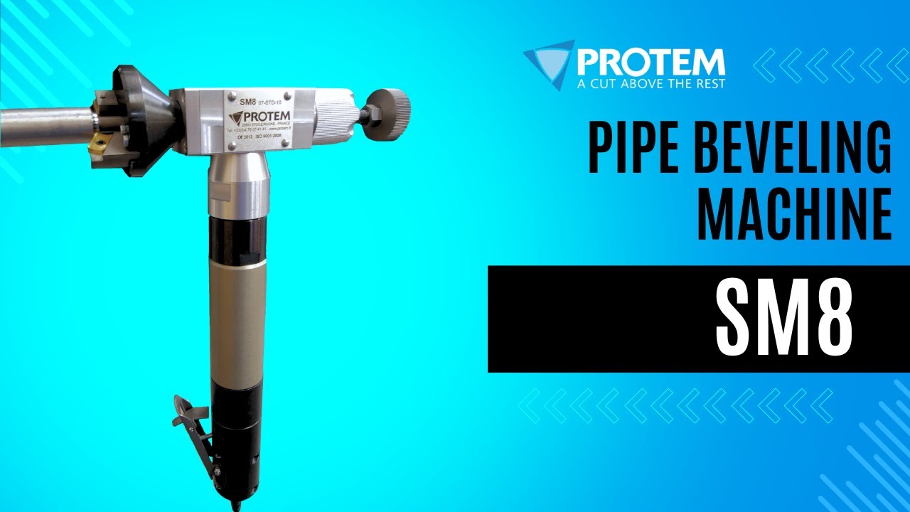 PROTEM SM8 : Pipe Beveling Machine - YouTube